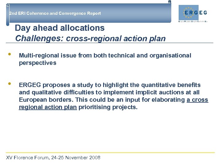 2 nd ERI Coherence and Convergence Report Cécile