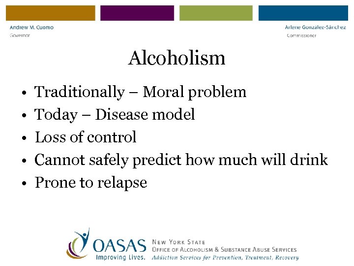 Understanding Alcohol Abuse and Addiction Steve Hanson Associate