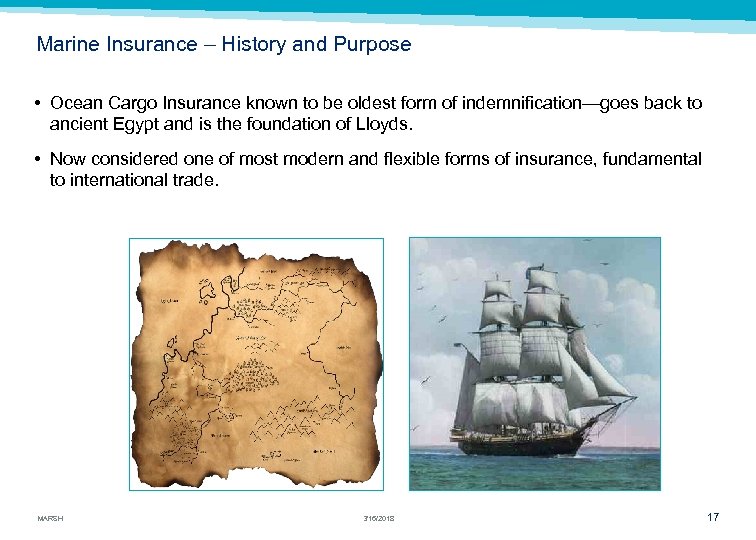 SRMC CONFERENCE MARINE INSURANCE — CARGO AND CHARTERERS