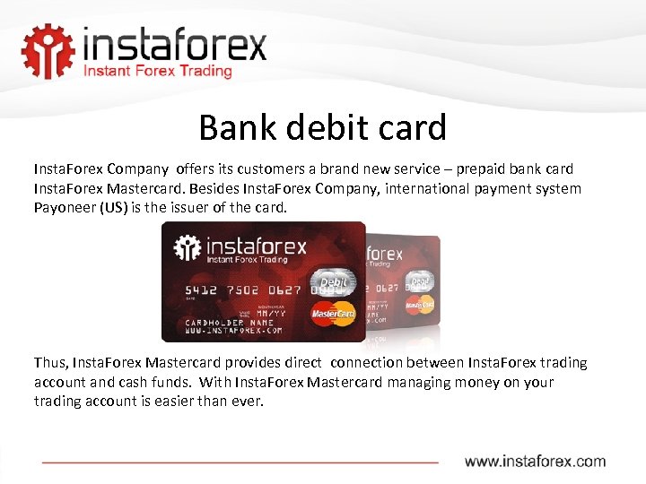 About the company The main line of Insta