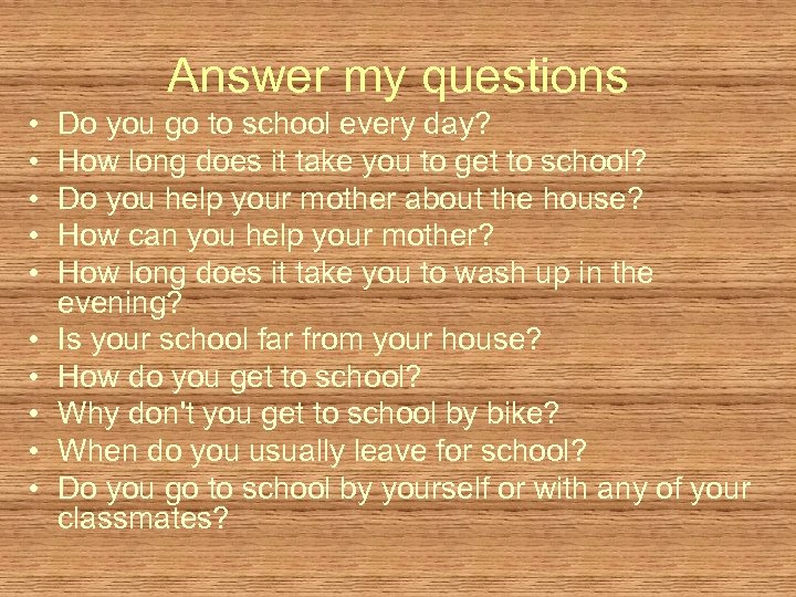 A way to school Жидкова Екатерина Вадимовна учитель