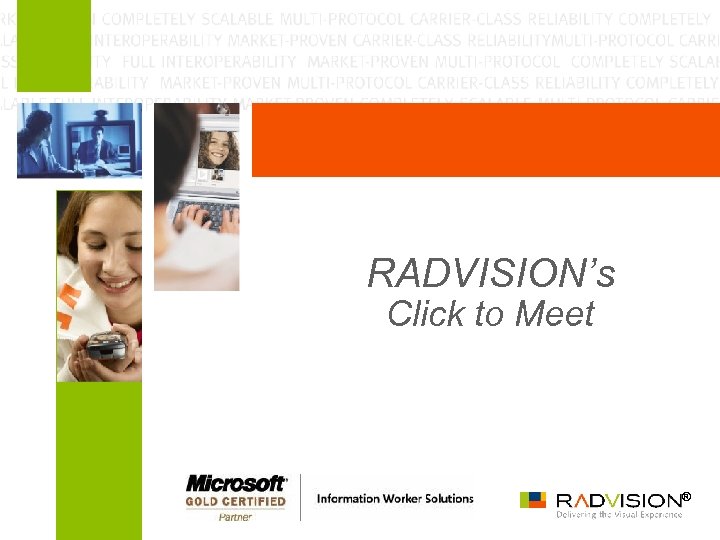 RADVISION s Click to Meet What is