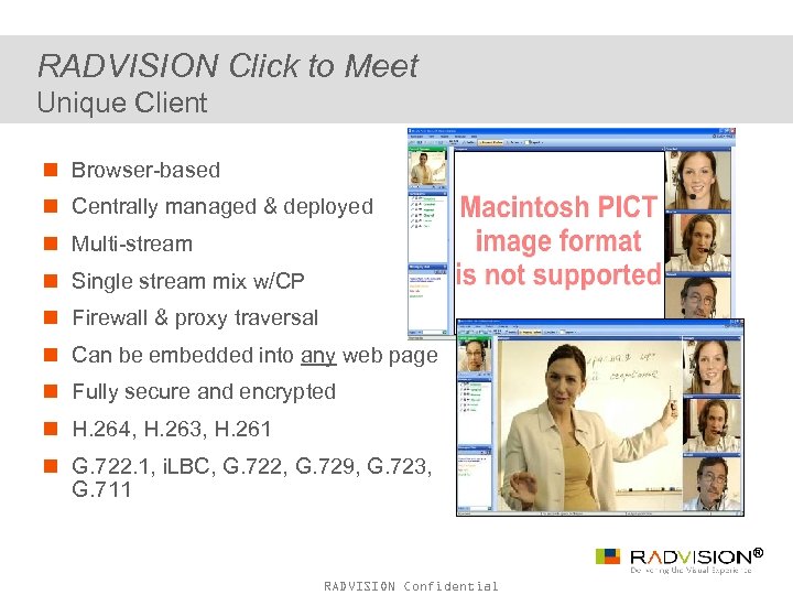 RADVISION s Click to Meet What is