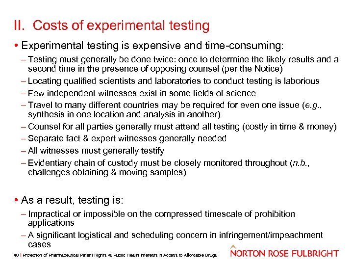Protection of Pharmaceutical Patent Rights vs Public Health