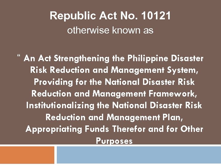 3 rd Session of the Global Platform for