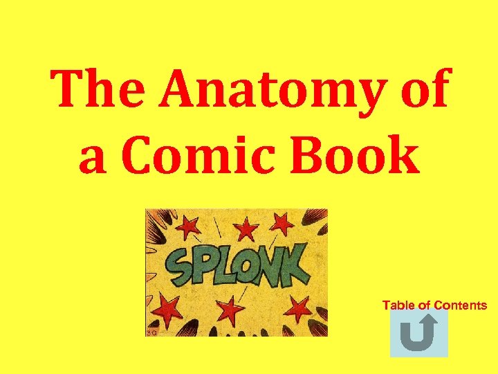 The Anatomy of a Comic Book Table of