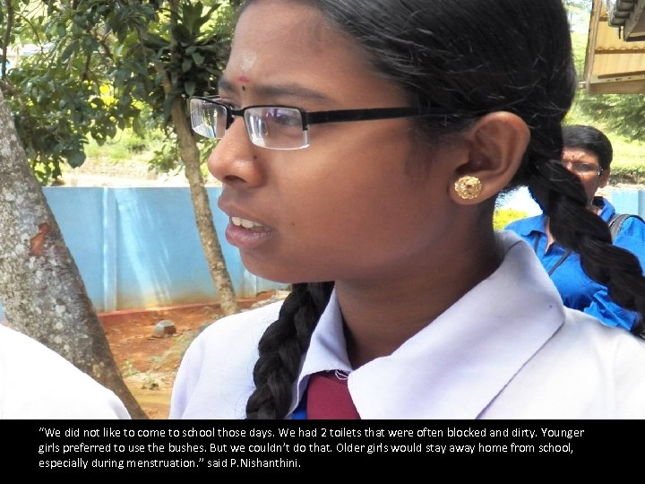 Surrounded by luscious tea mountains Vivehalaya Tamil Vidyalaya