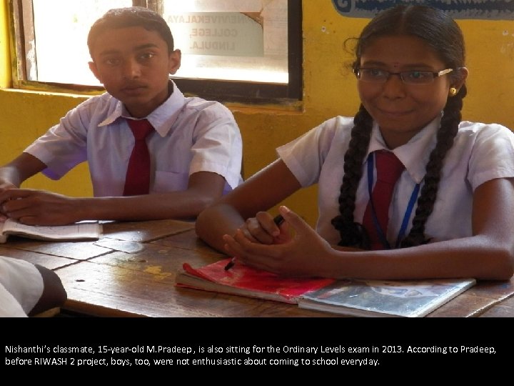 Surrounded by luscious tea mountains Vivehalaya Tamil Vidyalaya