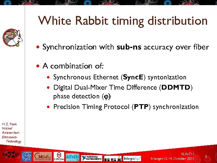 White Rabbit Sub-Nanosecond timing over Ethernet Oh dear