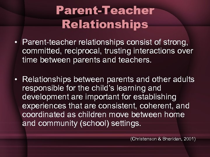 Examining Relationships Between Teacher Behaviors and Parent Engagement