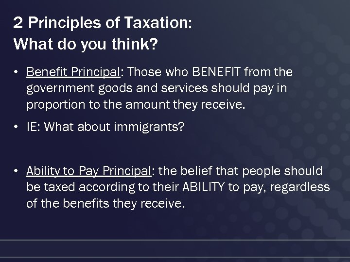 Chapter 9 Sources of Government Revenue 15 Vocabulary