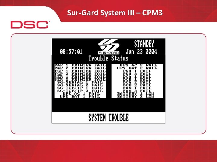 SUR-GARD SYSTEM III El Receptor más versatil flexible