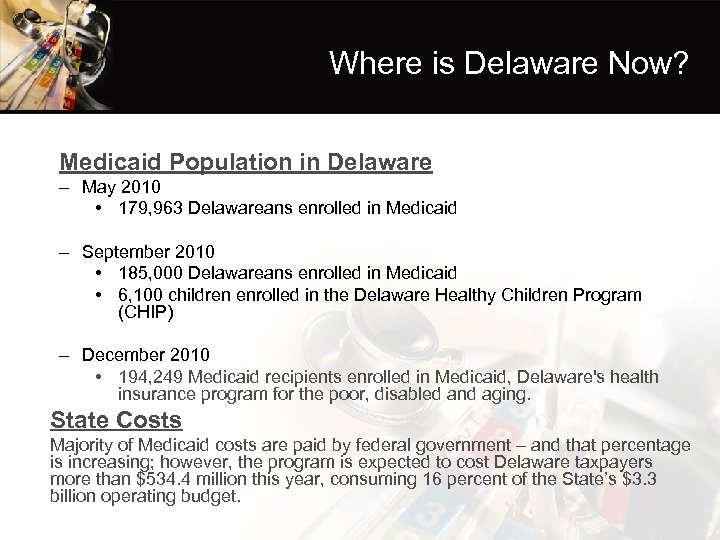 Implementation of the Patient Protection and Affordable Care