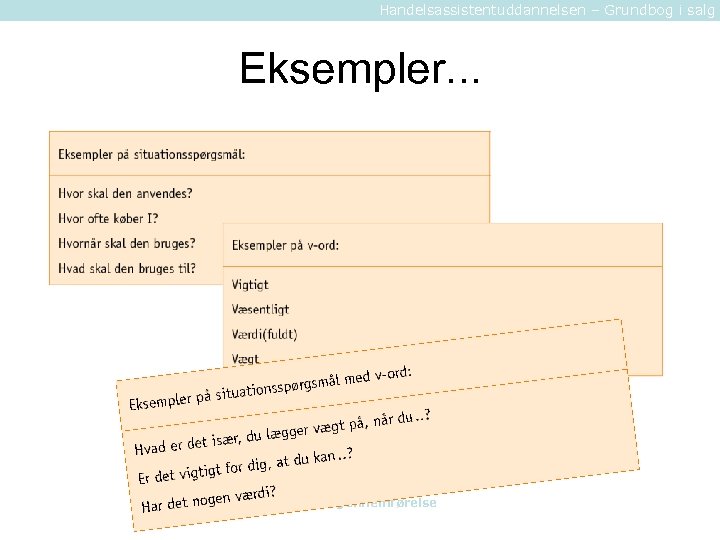Handelsassistentuddannelsen Grundbog i salg Del 3