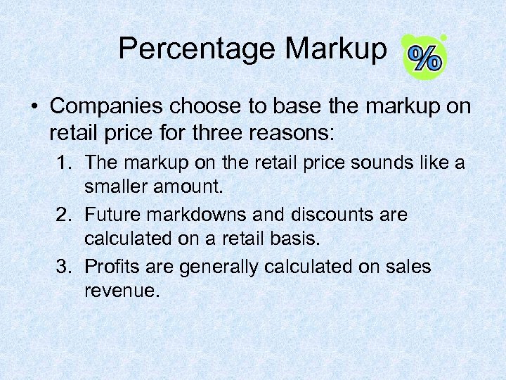 Pricing Math Chapter 27 Basic Pricing Concepts