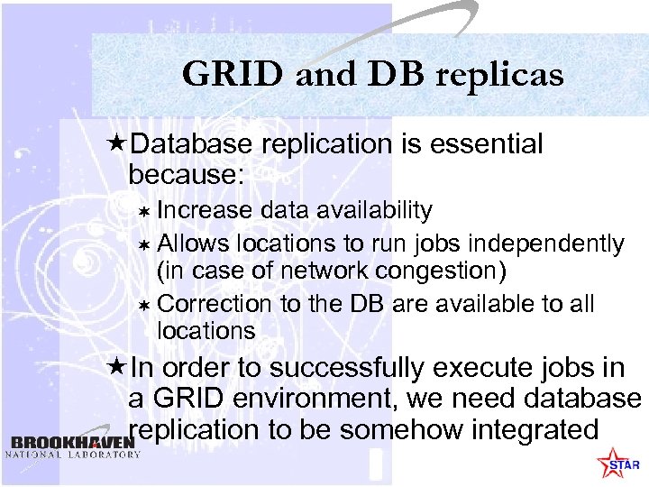 My SQL and GRID Gabriele Carcassi STAR Collaboration