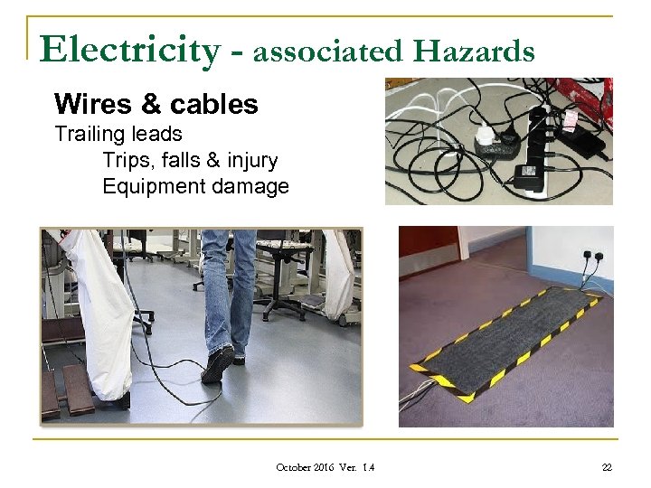 Basic Electrical Safety Faculty of Science Health