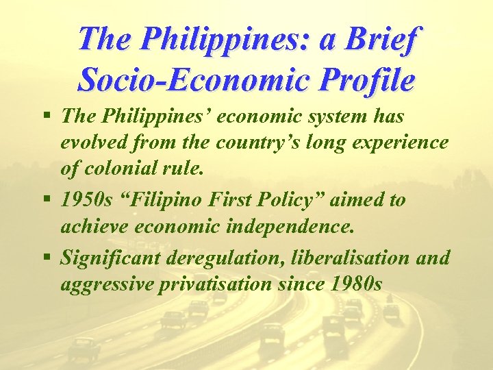Regulatory Governance in the Philippines A Profile Ledivina