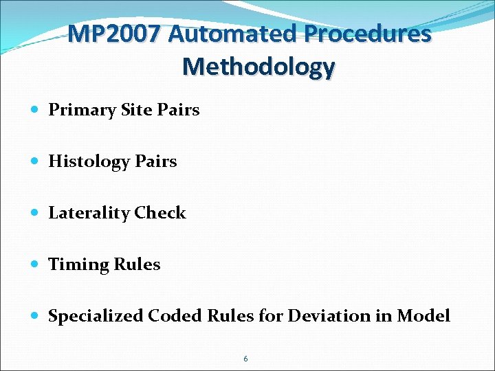 2007 Multiple Primary Rules Impact On Tumor Counts 2007 Multiple Primary Rules Impact On Tumor Counts