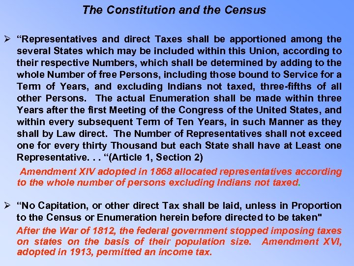 A Brief History of the United States Census