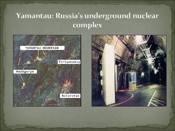 The Next Arms Race A Presentation by Henry