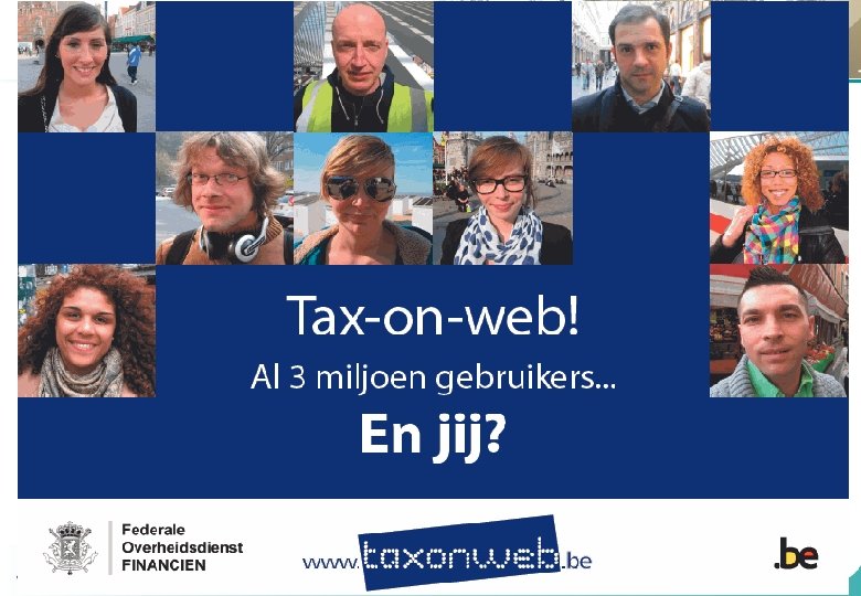 Tax-on-web My Minfin 2013 ALGEMENE ADMINISTRATIE VAN