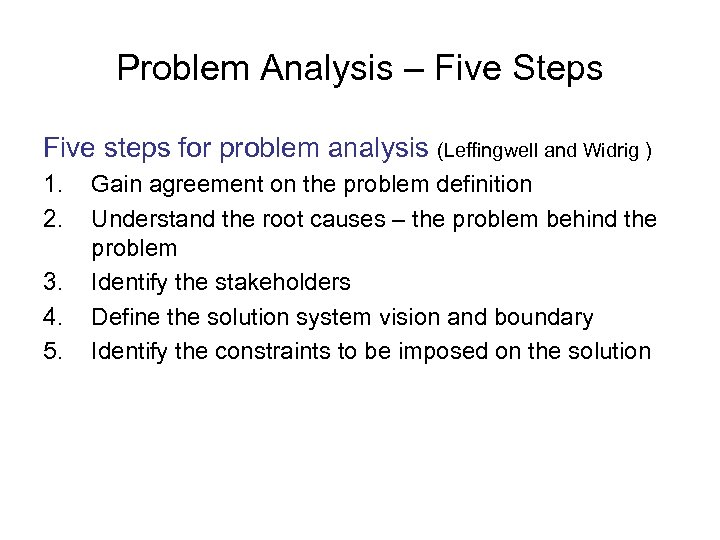 Requirements Inception Based on presentations by G Mussbacher