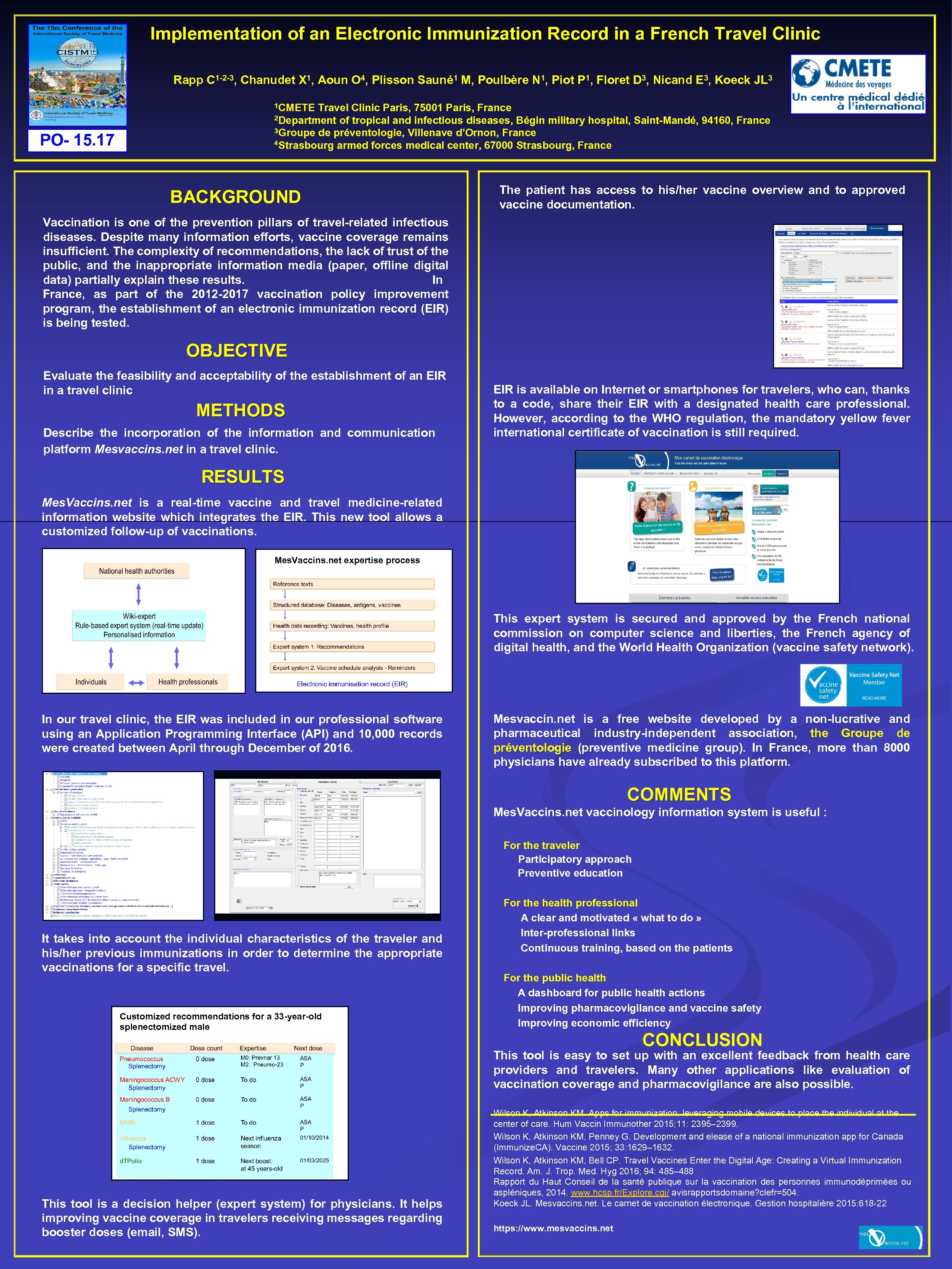 Implementation of an Electronic Immunization Record in