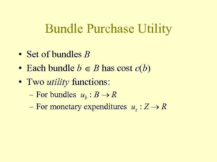 Online Bundle Purchasing Business Rules and Web Services