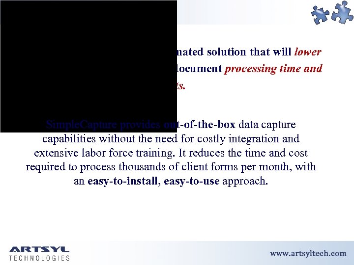 Simple Capture The Solution for Invoices Unstructured
