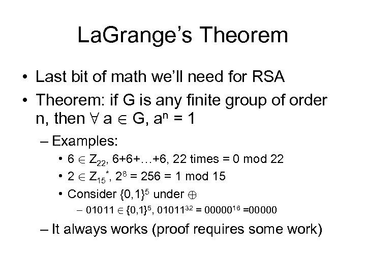 Foundations of Network and Computer Security John Black