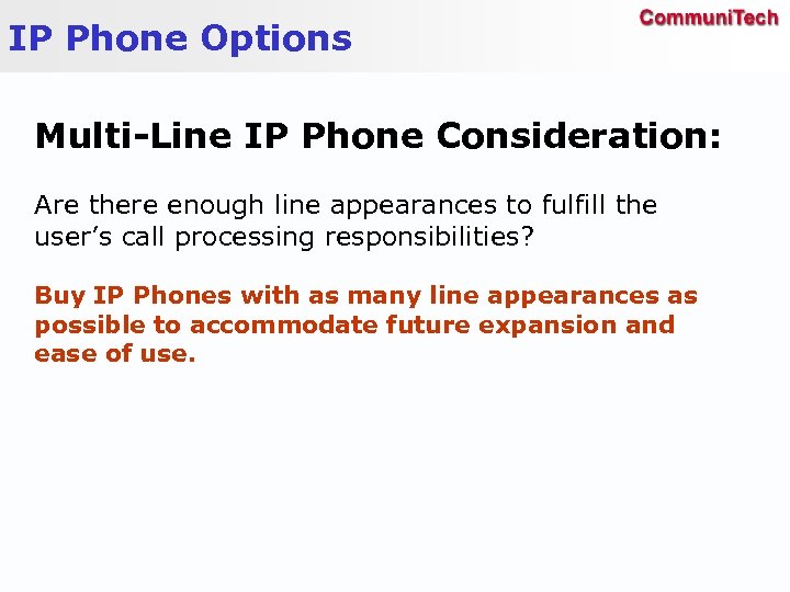 IP Phone Bazaar Choosing the Right Device Neal