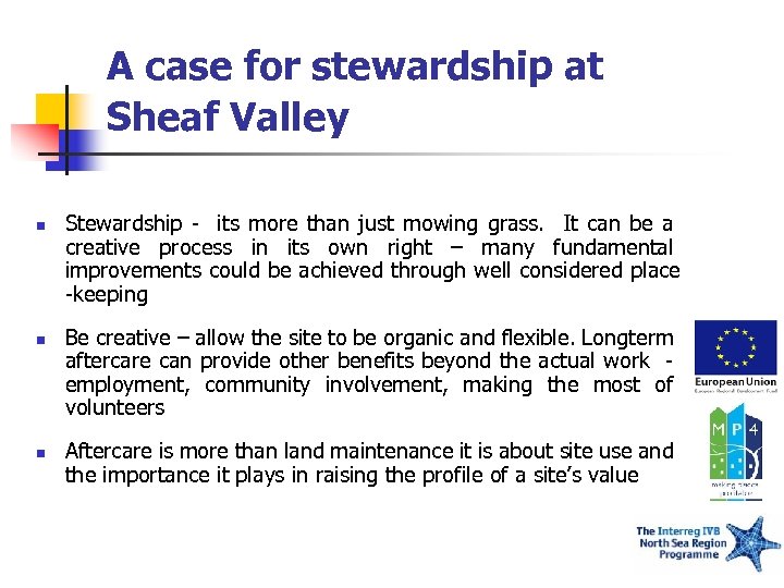 Sheaf Valley Park Sheffield UK Best Practice the