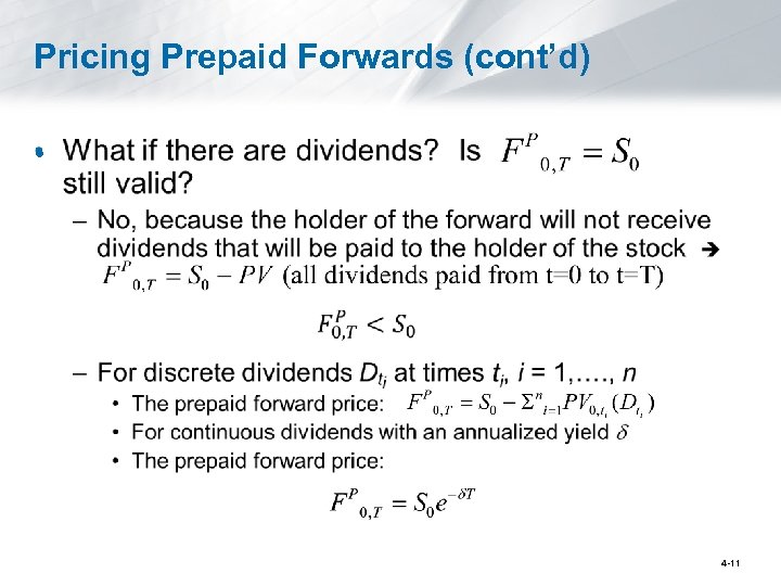 Put Call Parity and Binomial Model Mc Donald Chapters