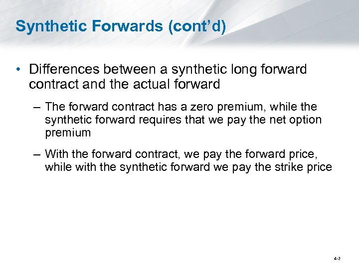 Put Call Parity and Binomial Model Mc Donald Chapters