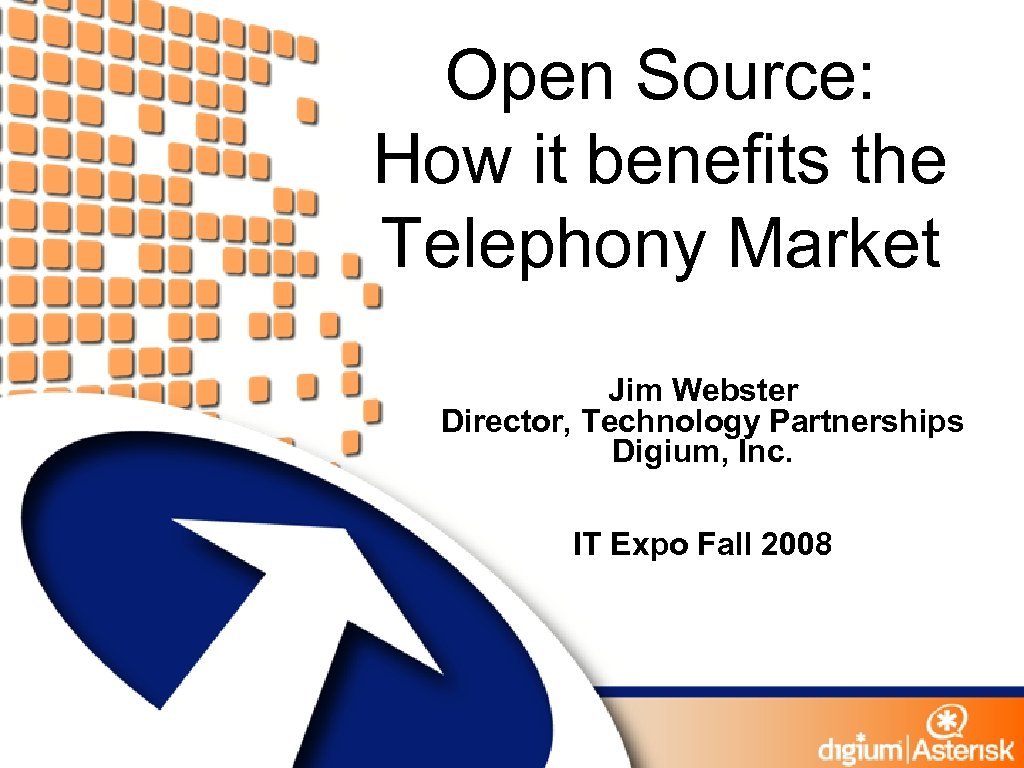 Open Source How it benefits the Telephony Market