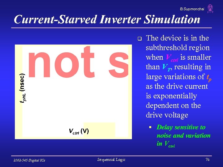 Chapter 7 Sequential Circuits Boonchuay Supmonchai Integrated Design