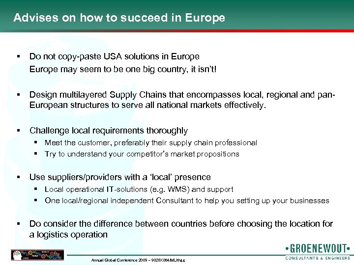 Why multilayered distribution works best in Europe Annual