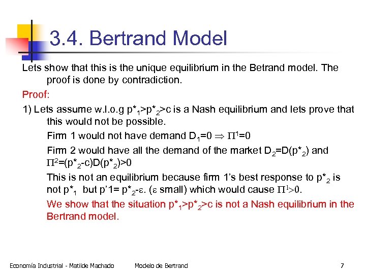 3 4 Bertrand Model Matilde Machado 1