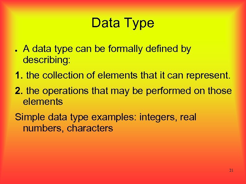 Chapter 2 The Big Picture 1 Overview