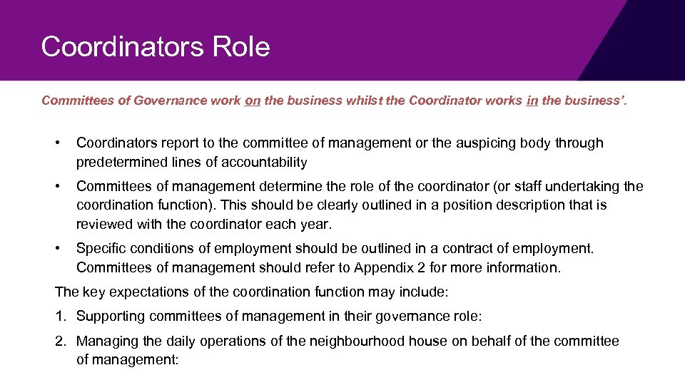 ABC of the Sector Facilitators Wendy Hiam and