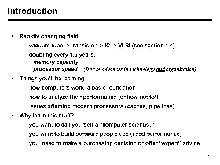 Introduction Rapidly changing field vacuum tube