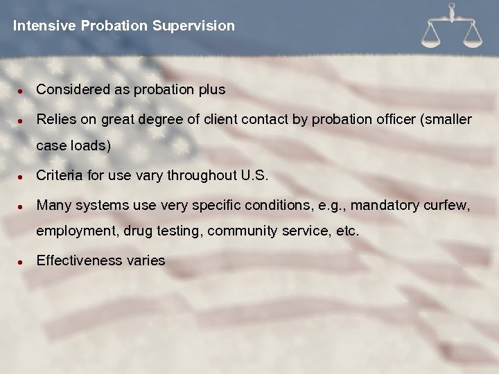 Chapter 14 Community Corrections Probation Intermediate Sanctions and