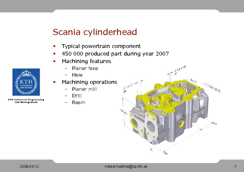Scania STEP-NC machining demo Showing benefits of using