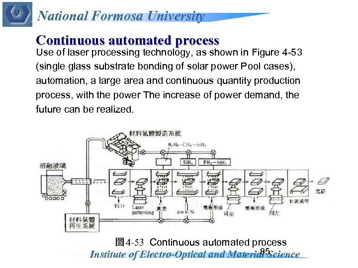 National Formosa University Chapter 4 — variety of