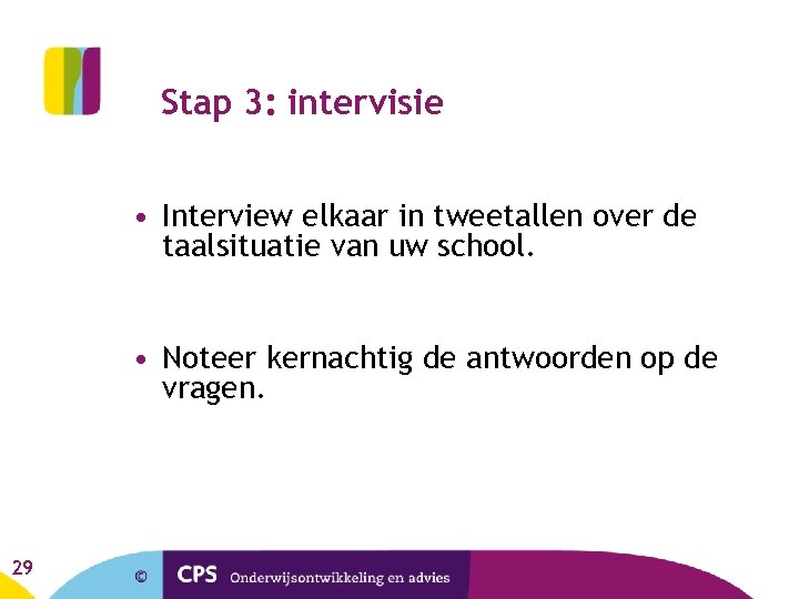 Informatiebijeenkomst over Taal Georganiseerd door het Steunpunt Taal ...