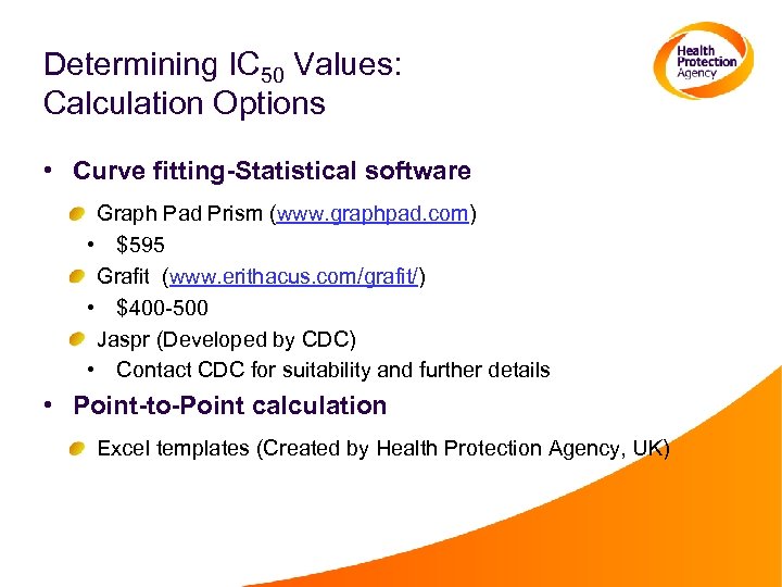 Influenza Neuraminidase Inhibitor IC 50 Data Calculation Interpretation