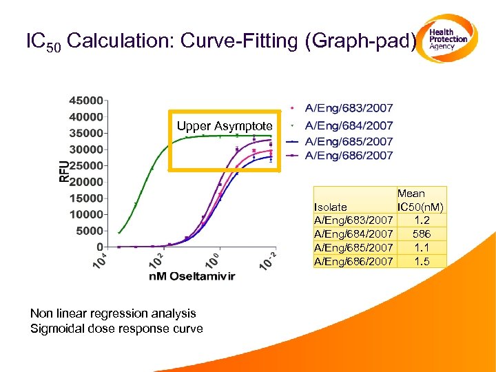 Influenza Neuraminidase Inhibitor IC 50 Data Calculation Interpretation