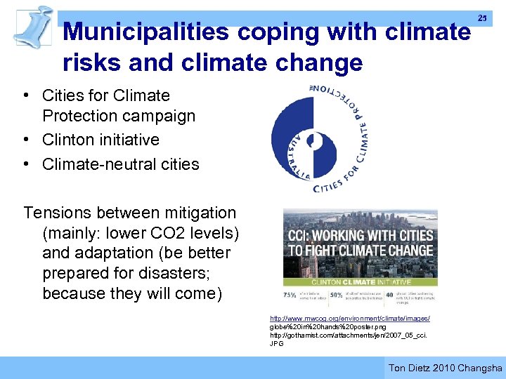 How to make cities sustainable Lecture Ton