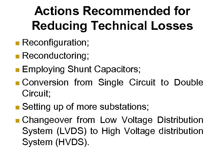 IT in Power Distribution ENGINEERING STAFF COLLEGE OF